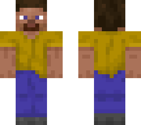 Yellow Steve | Minecraft Skin