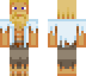 Castaway blone blue eyes | Minecraft Skin