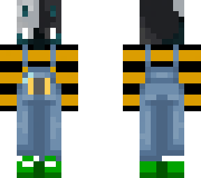 Cute iverted calico cat | Minecraft Skin