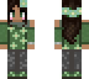 Elliettledragon Skin Long Flowy Hair | Minecraft Skin