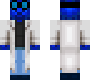 Professor Blue Ruby Steve | Minecraft Skin