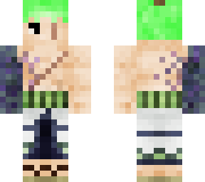 Roronoa Zoro "Zorojuro" (Wano) | Minecraft Skin
