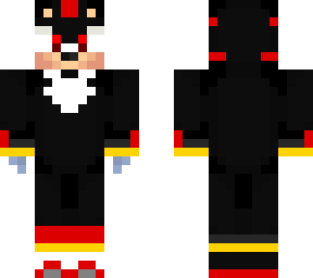 shadow the hedgehog | Minecraft Skins