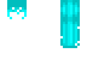 Cyan Hair Base | Minecraft Skin