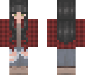 Flannel Farm Girl | Minecraft Skin