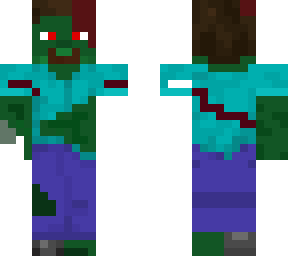 fully zombie steve (part two of lore) | Minecraft Skin