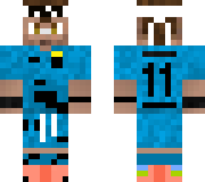 Neymar jr 2012 Santos Third kit | Minecraft Skin