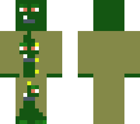 Three goblins in a trench coat | Minecraft Skin