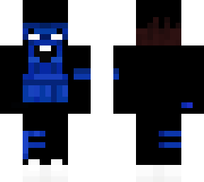 blue oni mask | Minecraft Skin