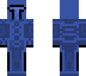 Blue Warden+ | Minecraft Skin
