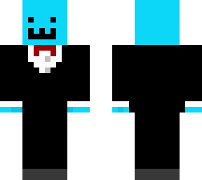 fancy cyan man | Minecraft Skin