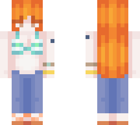 Nami one piece! | Minecraft Skin