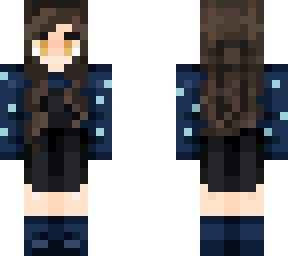 shubble storm witch but with regular brown hair | Minecraft Skin