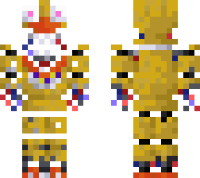 Withered Chica | Minecraft Skin