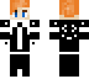 Black And White Armor Oridont | Minecraft Skin