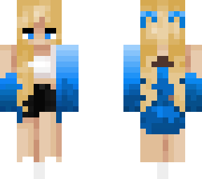 Blue girl | Minecraft Skin