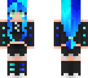 Neon Blue | Minecraft Skin