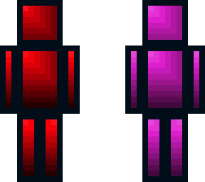 outlined colors | Minecraft Skin