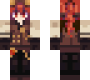 steampunk diluc genshin impact | Minecraft Skin