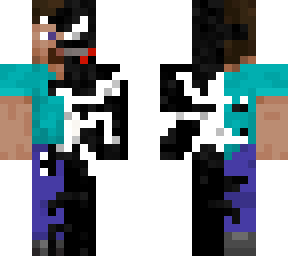 Venomised steve | Minecraft Skin
