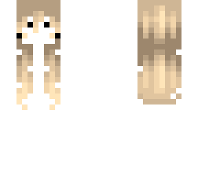 Female HB - Long Dull Dirty Blonde Fade | Minecraft Skin