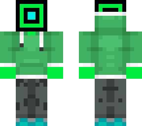 Geometry Dash Cube Skin 1 | Minecraft Skin