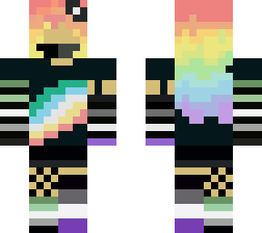 Scene disability pride | Minecraft Skin
