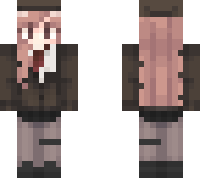 Tina kitten dark academy | Minecraft Skin