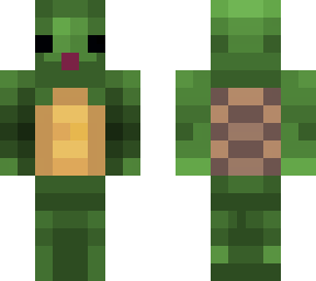 8-bit turtle | Minecraft Skin