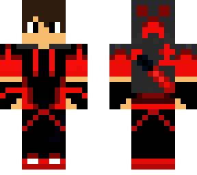 NINJA GAMER ROJO | Minecraft Skin