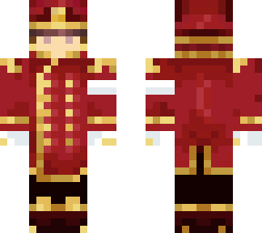 Red Suit Conductor | Minecraft Skin