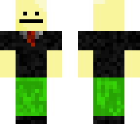 Yellow creature with suit | Minecraft Skin