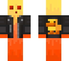 Lava slime with duck jacket | Minecraft Skin