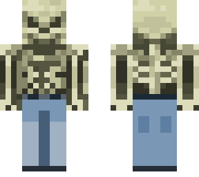 Baggy Pants Skeleton | Minecraft Skin
