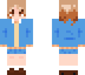 Chinatsu Kano - school clothes | Minecraft Skin