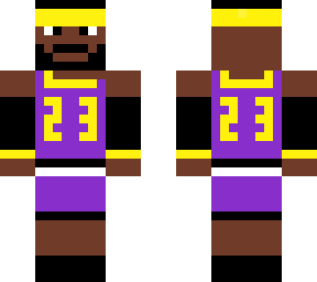 Lebron James (Lakers 23) | Minecraft Skin