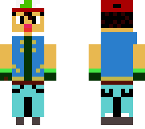Ash Ketchum Pokemon | Minecraft Skin