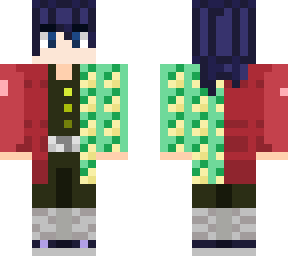 Giyuu from demon slayer | Minecraft Skin