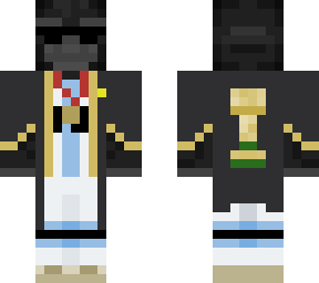 MESSI QATAR MONO | Minecraft Skin