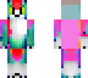 Rainbow Cat | Minecraft Skin