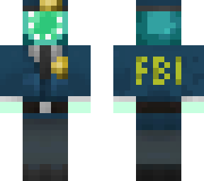fbi glow squid | Minecraft Skin