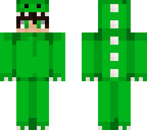 Green Dino Onesie Boy | Minecraft Skin