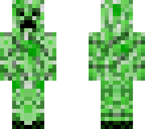 realistic creeper | Minecraft Skin