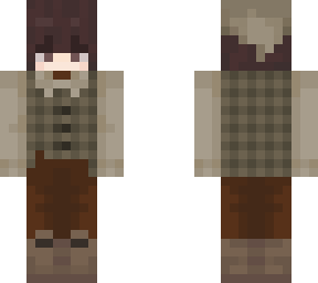 vintage khaki & green | Minecraft Skin