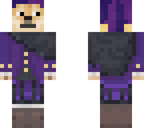 Purple doggo | Minecraft Skin