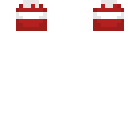 Red Velvet cake head | Minecraft Skin