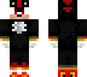 shadow the hedgehog | Minecraft Skins