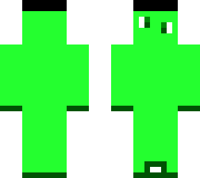 goofy green skin | Minecraft Skin