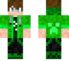Green gamer guy | Minecraft Skin