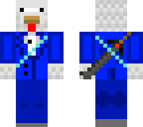 chicken suit with sword | Minecraft Skin